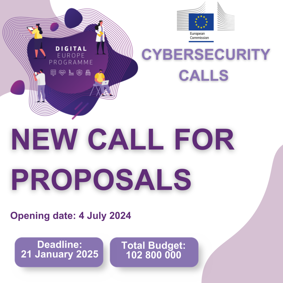 New call for proposals under the Digital Europe Programme: EUR 102M to support deployment ...
